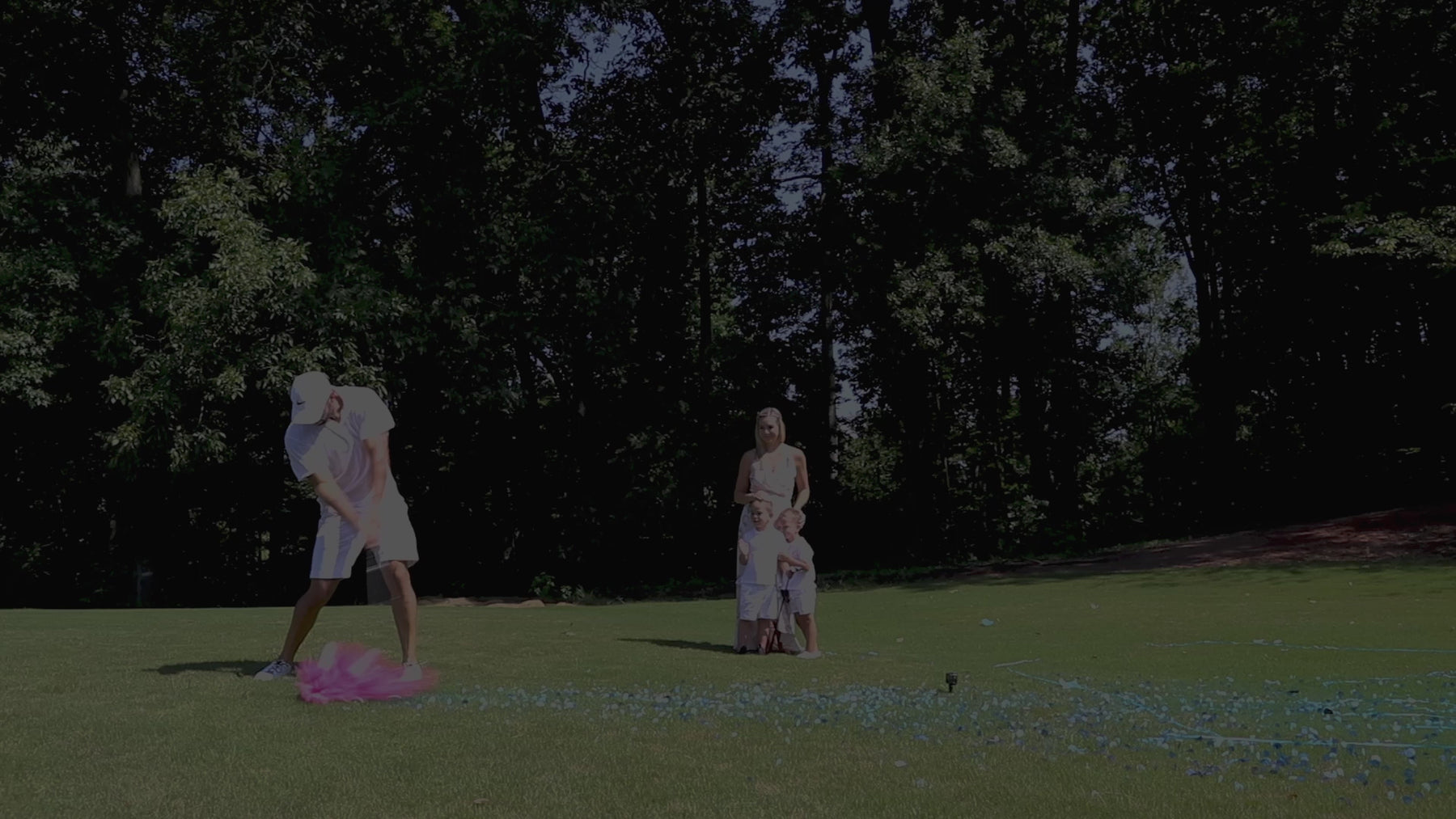 XL Golf Ball Gender Reveal – POOF THERE IT IS!