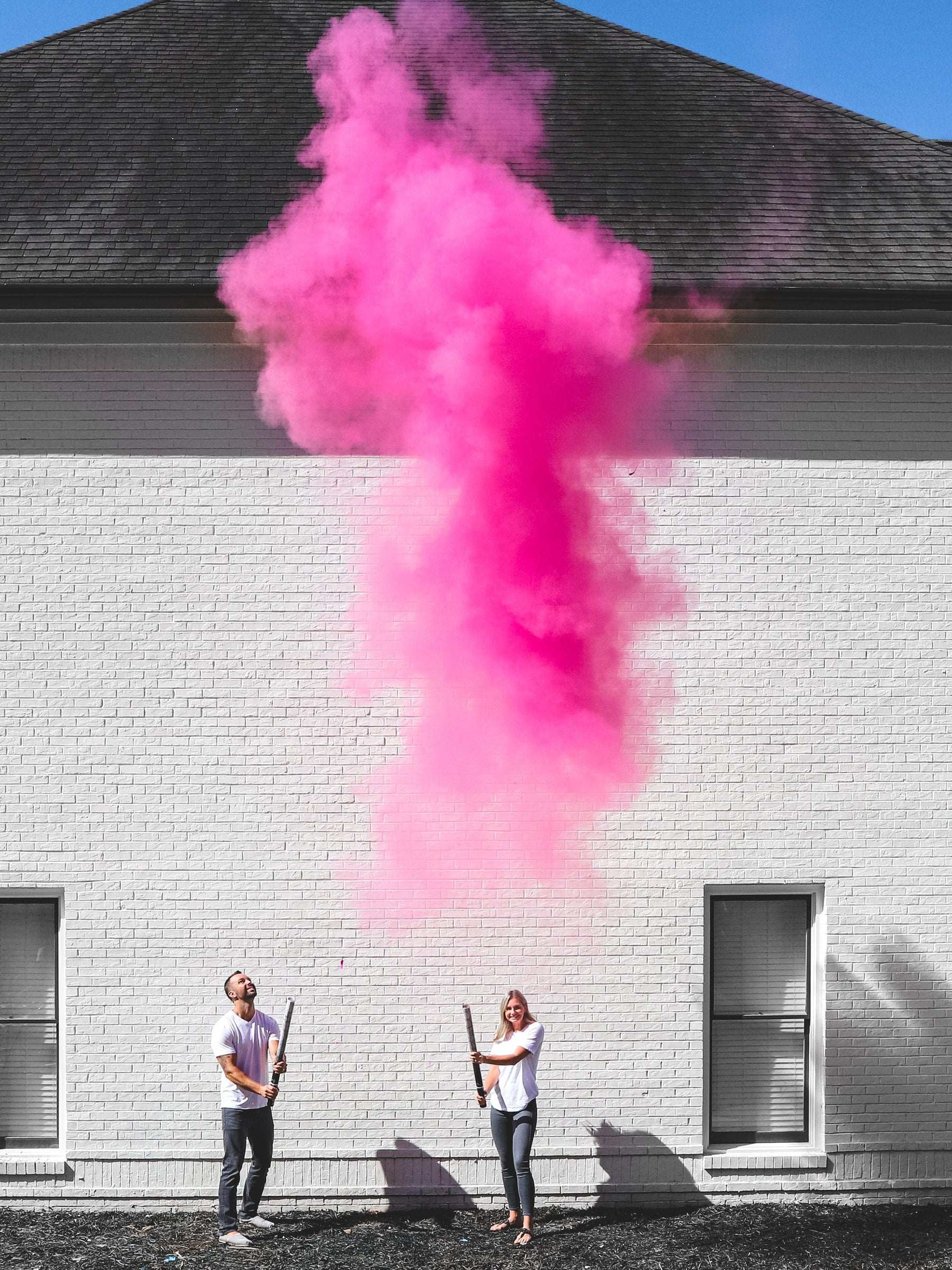 Powder Gender Reveal Cannons – POOF THERE IT IS!