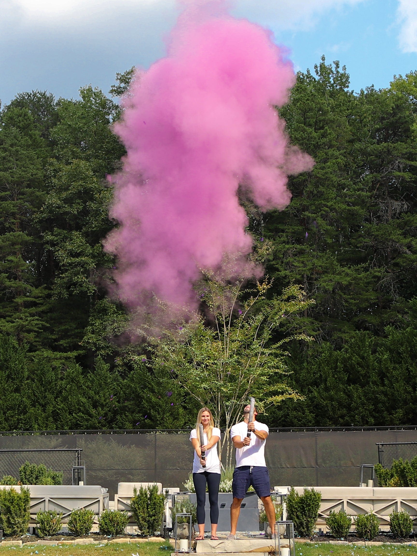 Powder Gender Reveal Cannons – POOF THERE IT IS!