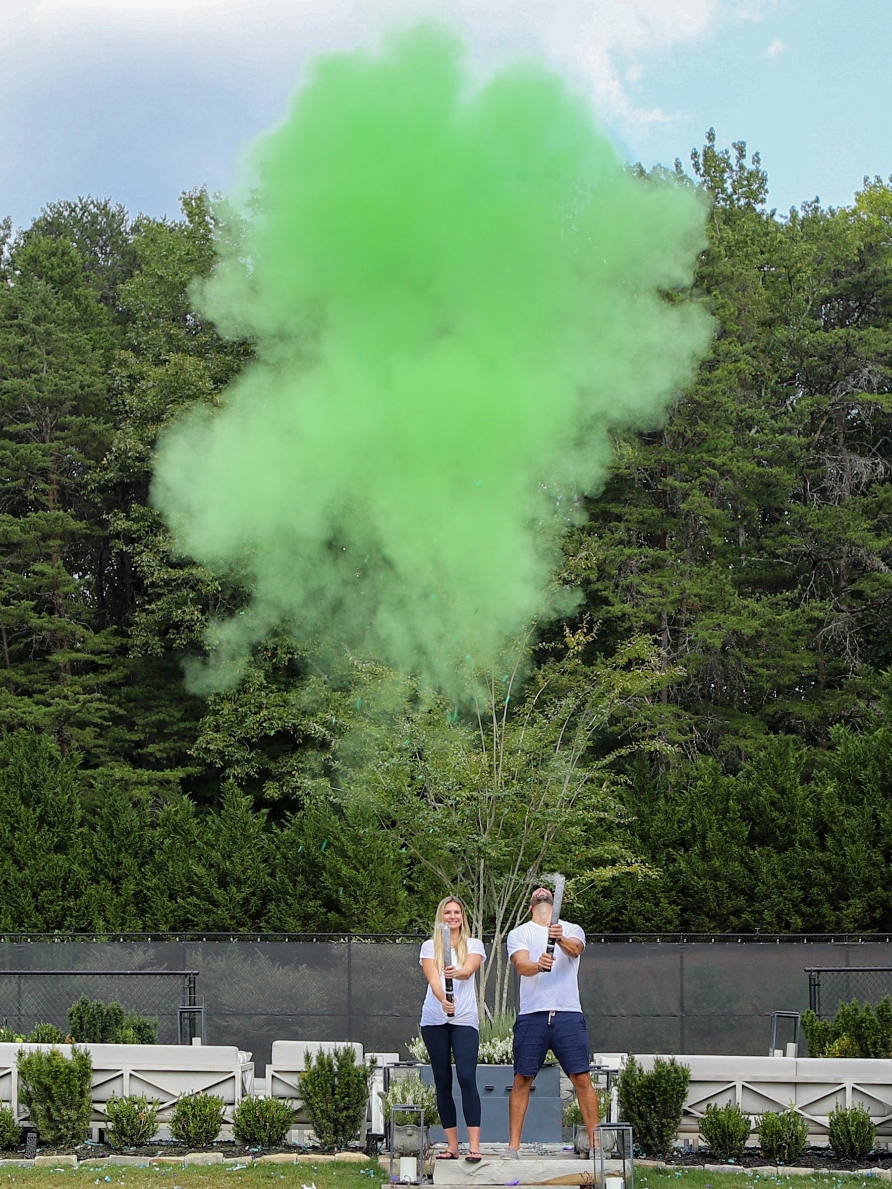 Powder Gender Reveal Cannons – POOF THERE IT IS!