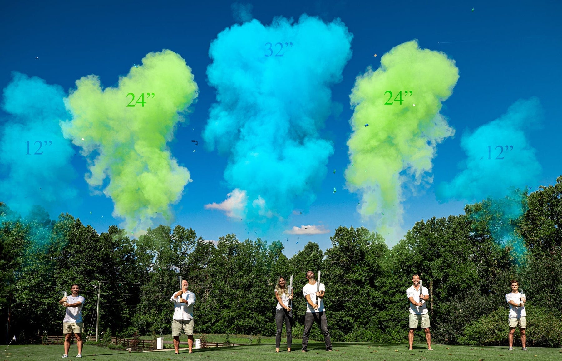 Powder Gender Reveal Cannons – POOF THERE IT IS!