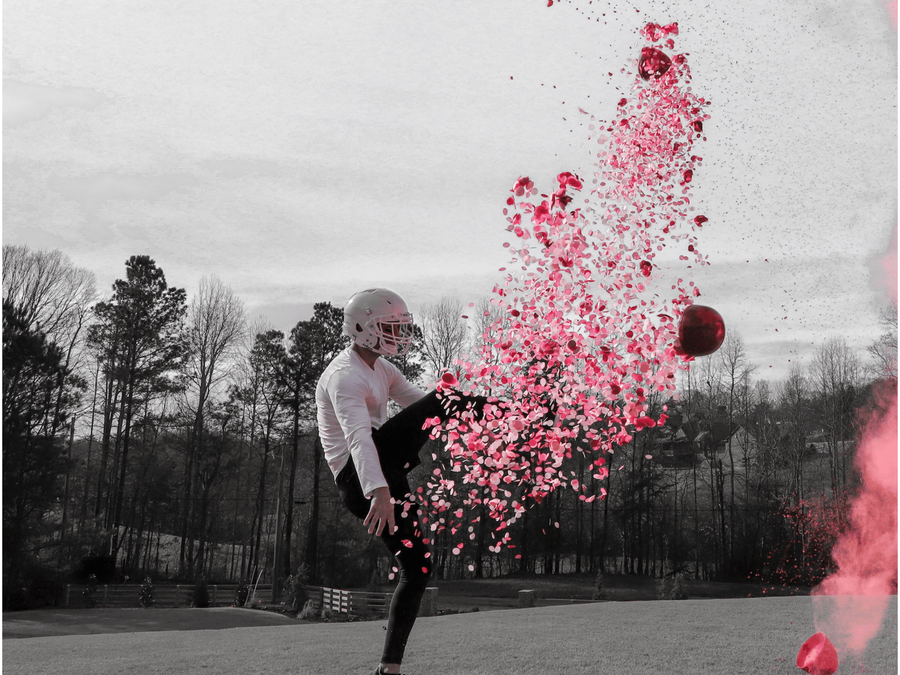 Football Gender Reveal | Poof There It Is – POOF THERE IT IS!