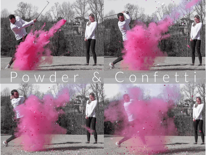 Large Gender Reveal Golf Ball – POOF THERE IT IS!