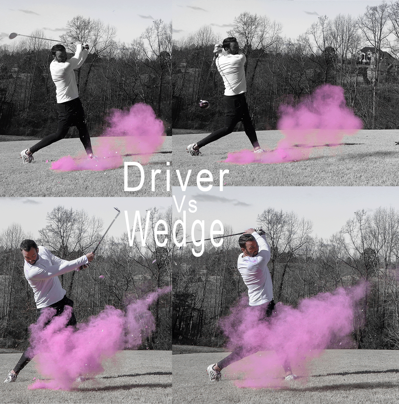 Regular Golf Ball Gender Reveal – POOF THERE IT IS!